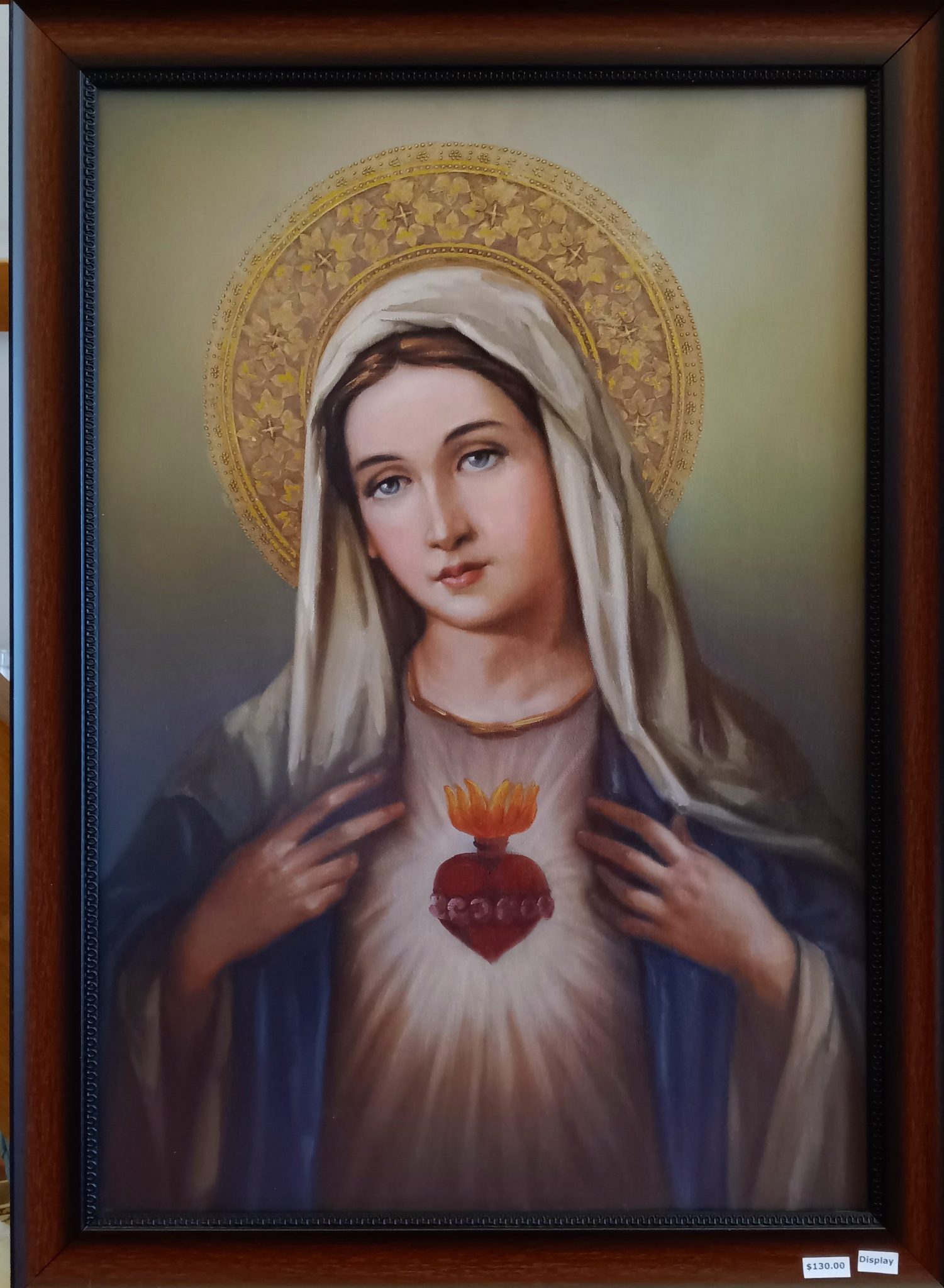 Immaculate Heart of Mary painting - Pious Union of St. Joseph
